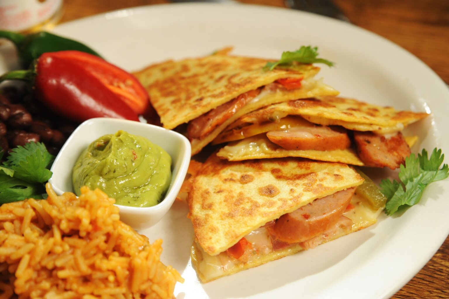 Craft Sausage Quesadilla - Gilbert's Craft Sausages